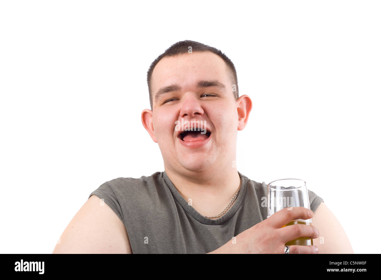 Funny man intense expression hi-res stock photography and images - Alamy