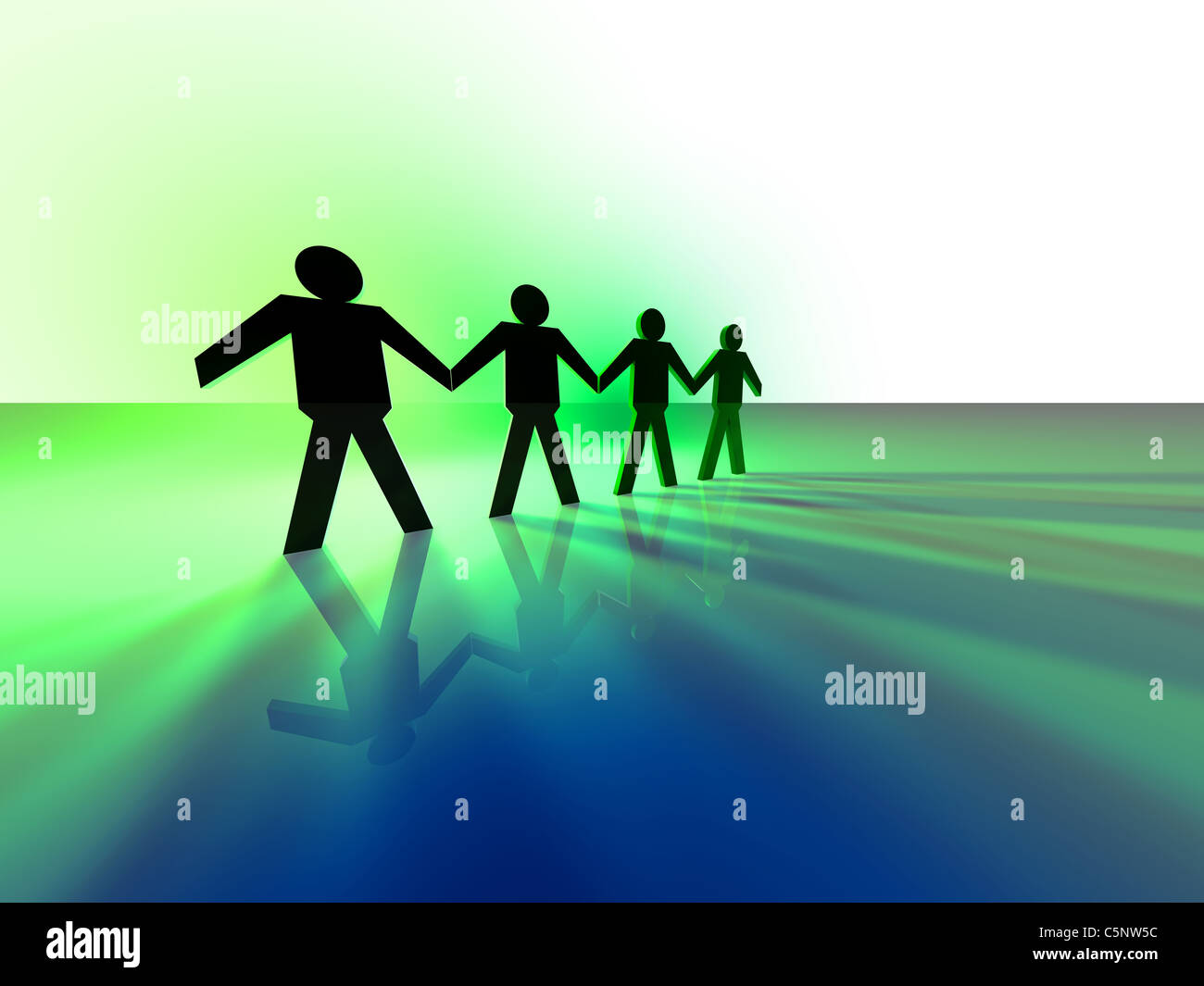 Power of Teamwork Stock Photo - Alamy