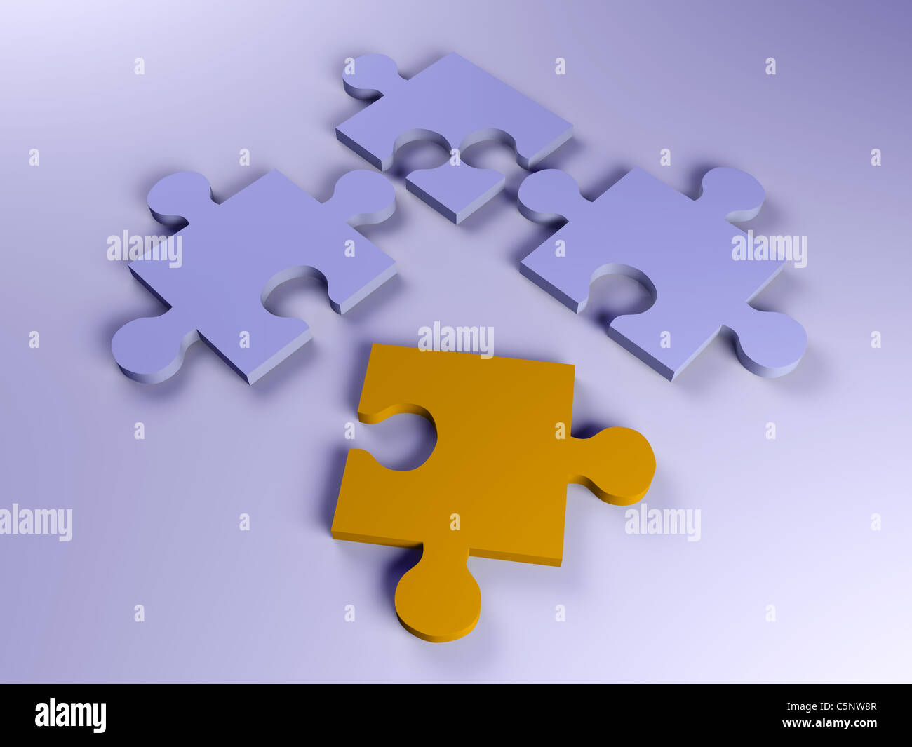 Missing puzzle piece Stock Photo - Alamy
