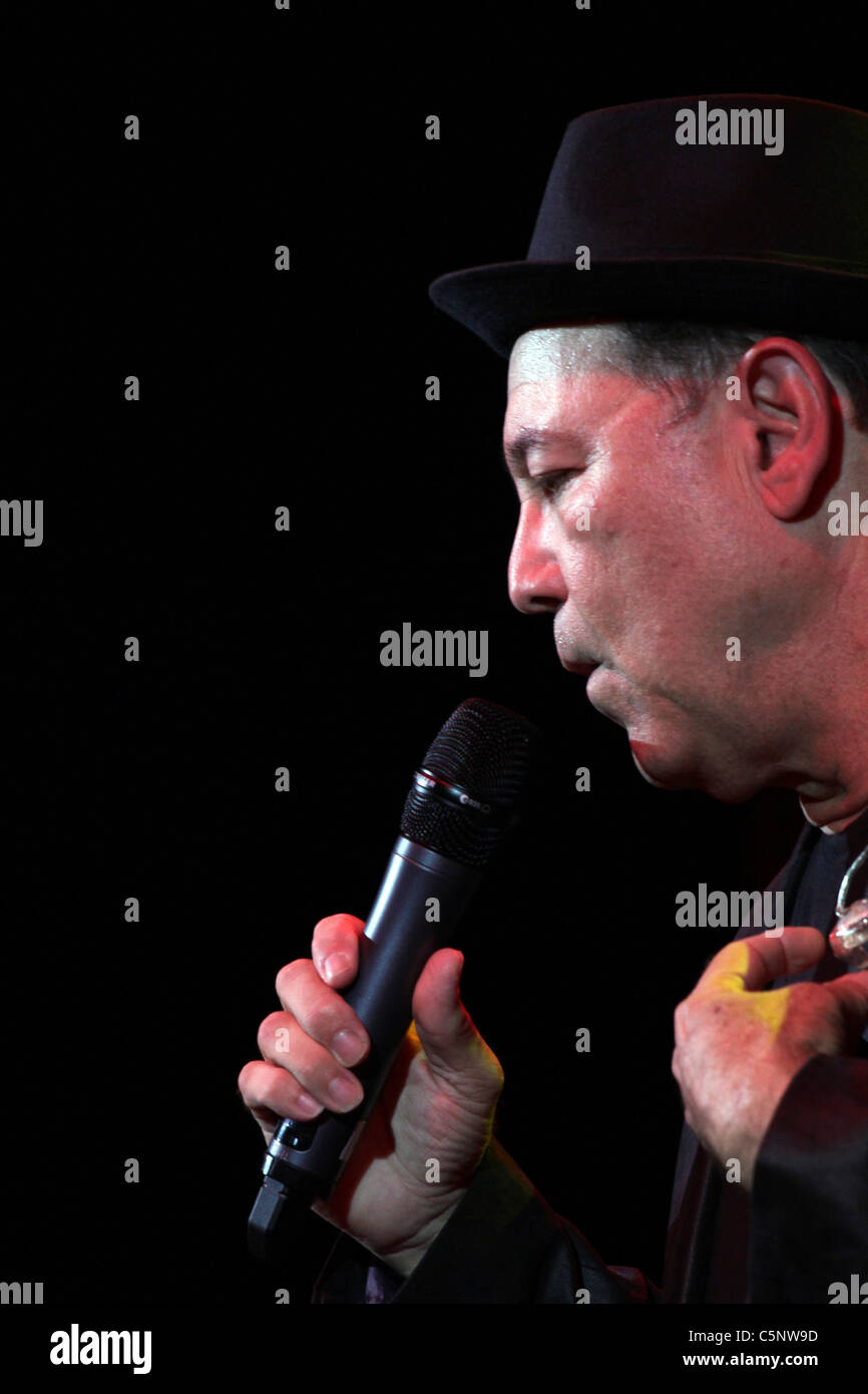 Ruben Blades, legendary salsa singer and songwriter from Panama playing ...