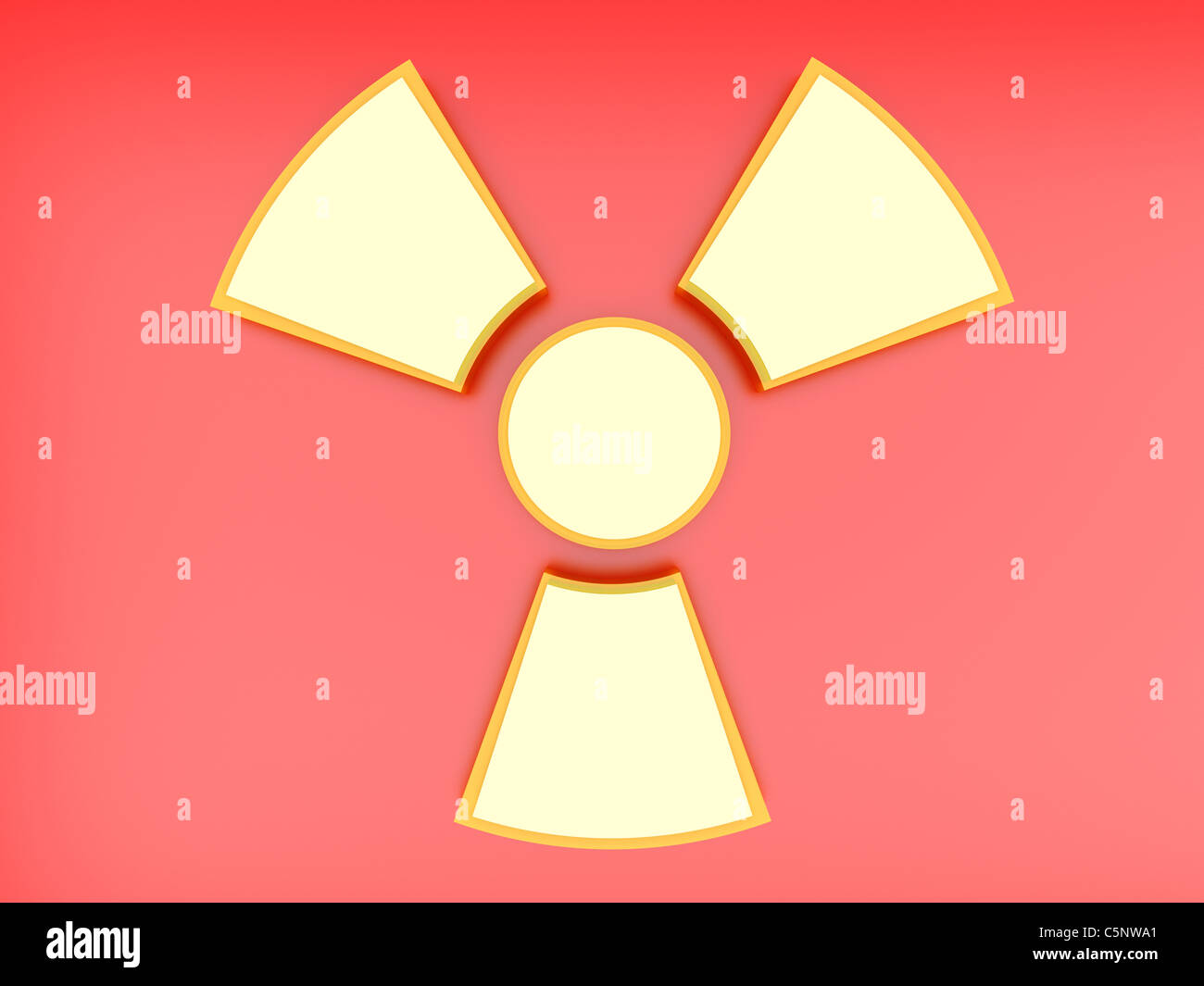 A radioactive warning sign Stock Photo - Alamy