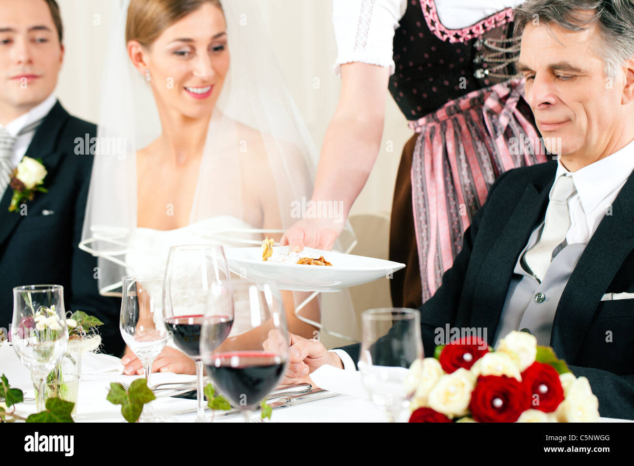 Wedding waitress hi-res stock photography and images - Alamy
