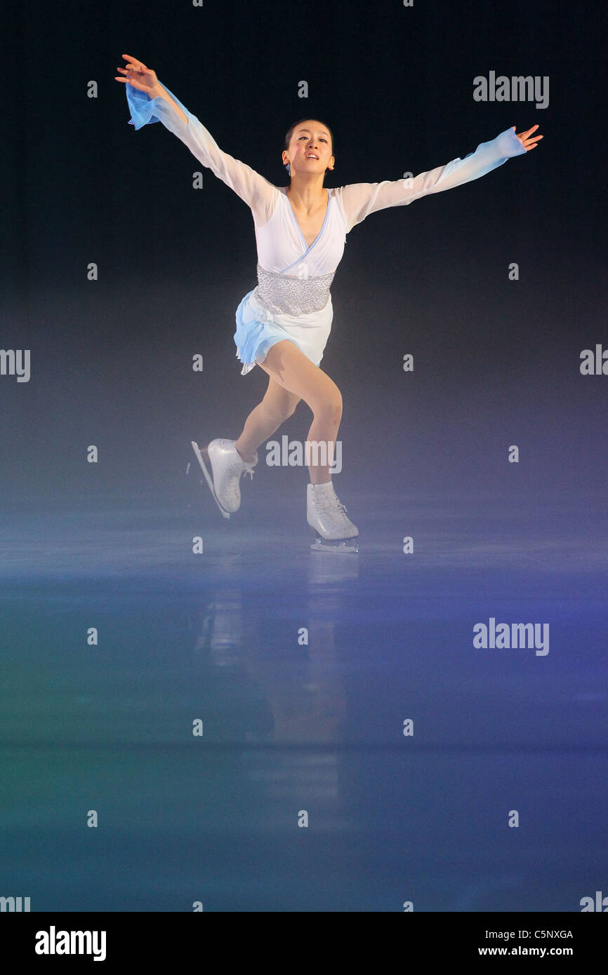 Mao Asada (JPN) performing for the Charity Figure Skating exhibition ...