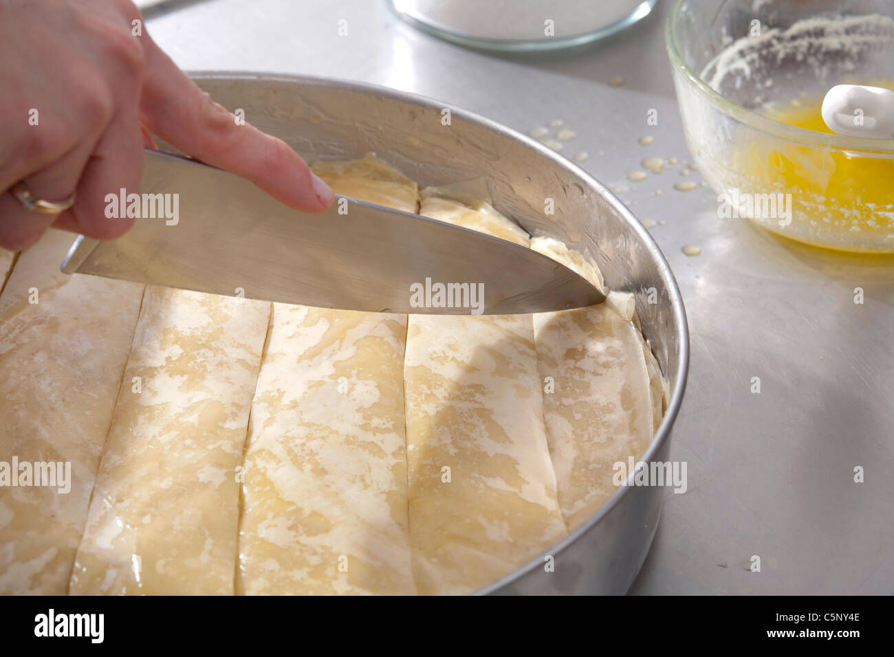 Cutting step hi-res stock photography and images - Alamy