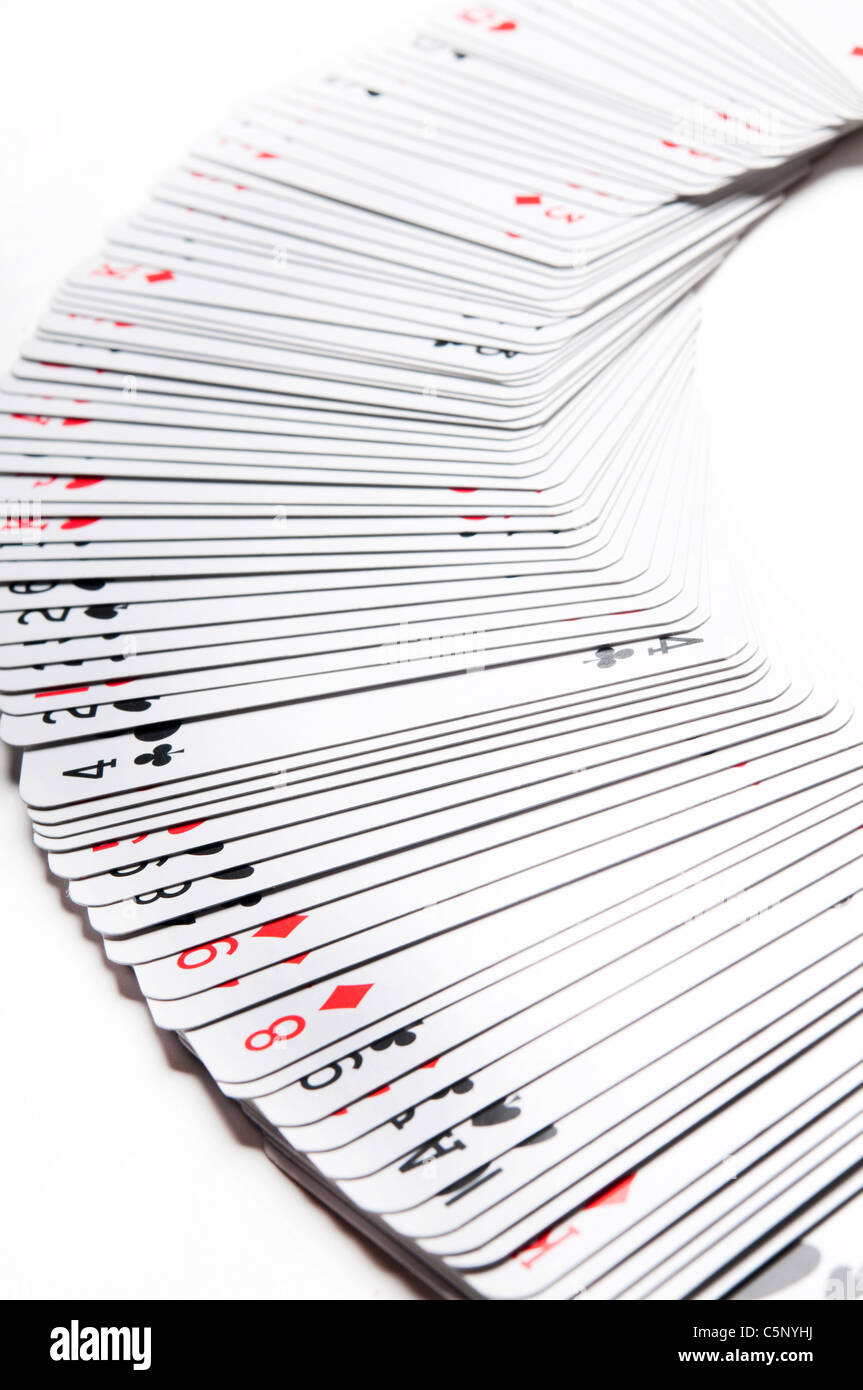 Row of cards hi-res stock photography and images - Alamy
