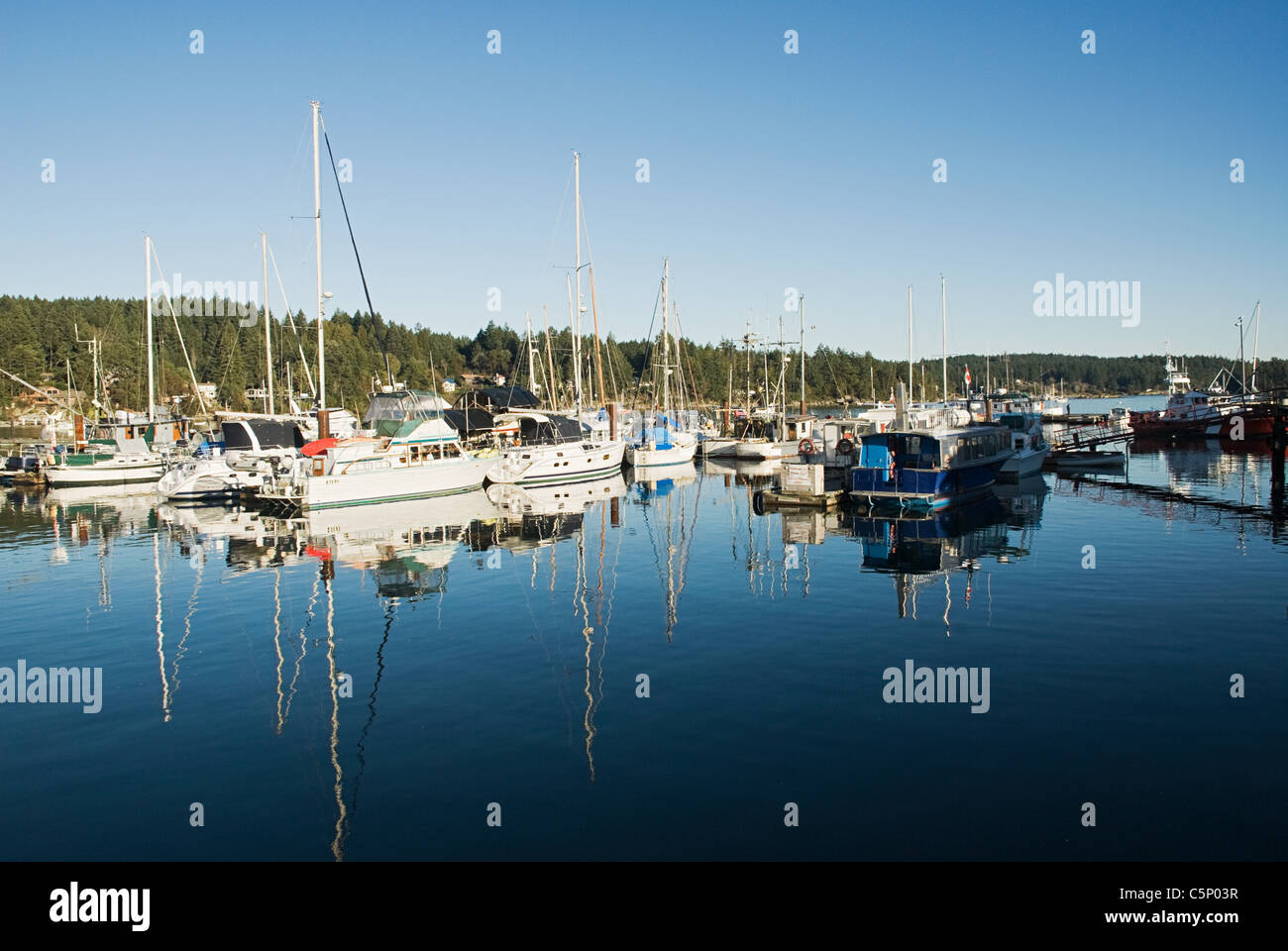 Boats, Salt Spring Island, British Columbia, Canada Stock Photo - Alamy