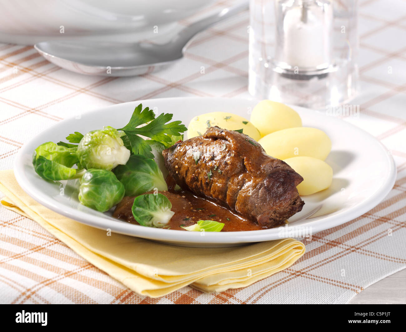 Traditional beef rolls Stock Photo - Alamy