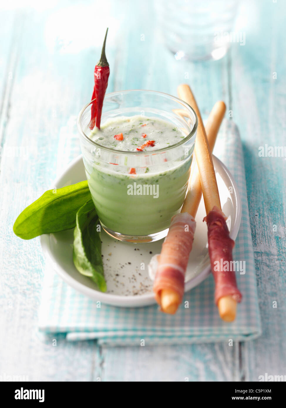 Spicy sorrel lassi Stock Photo - Alamy