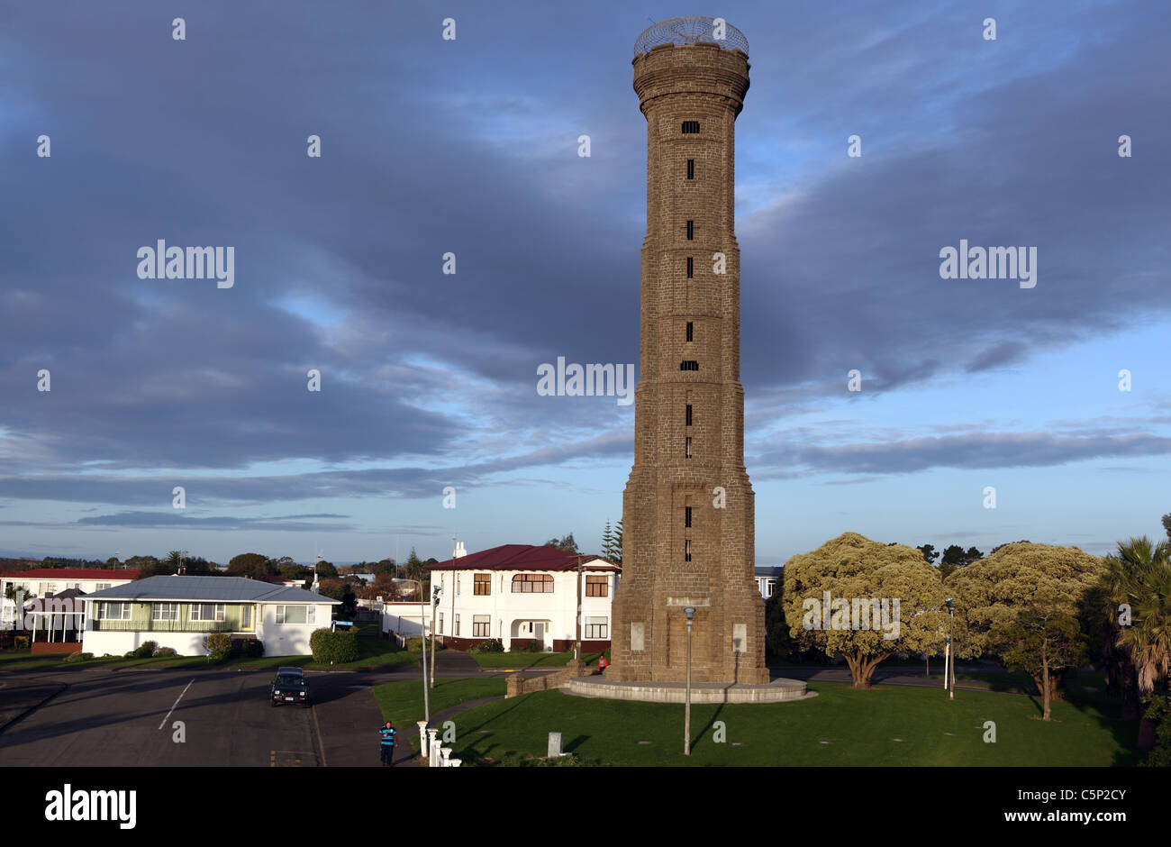 War memorial tower on Durie Hill. Wanganui, Whanganui, North Island ...