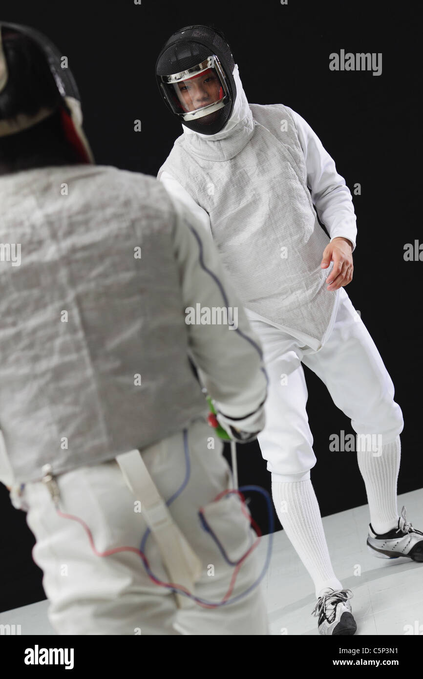 Japanese fencing battle hi-res stock photography and images - Alamy