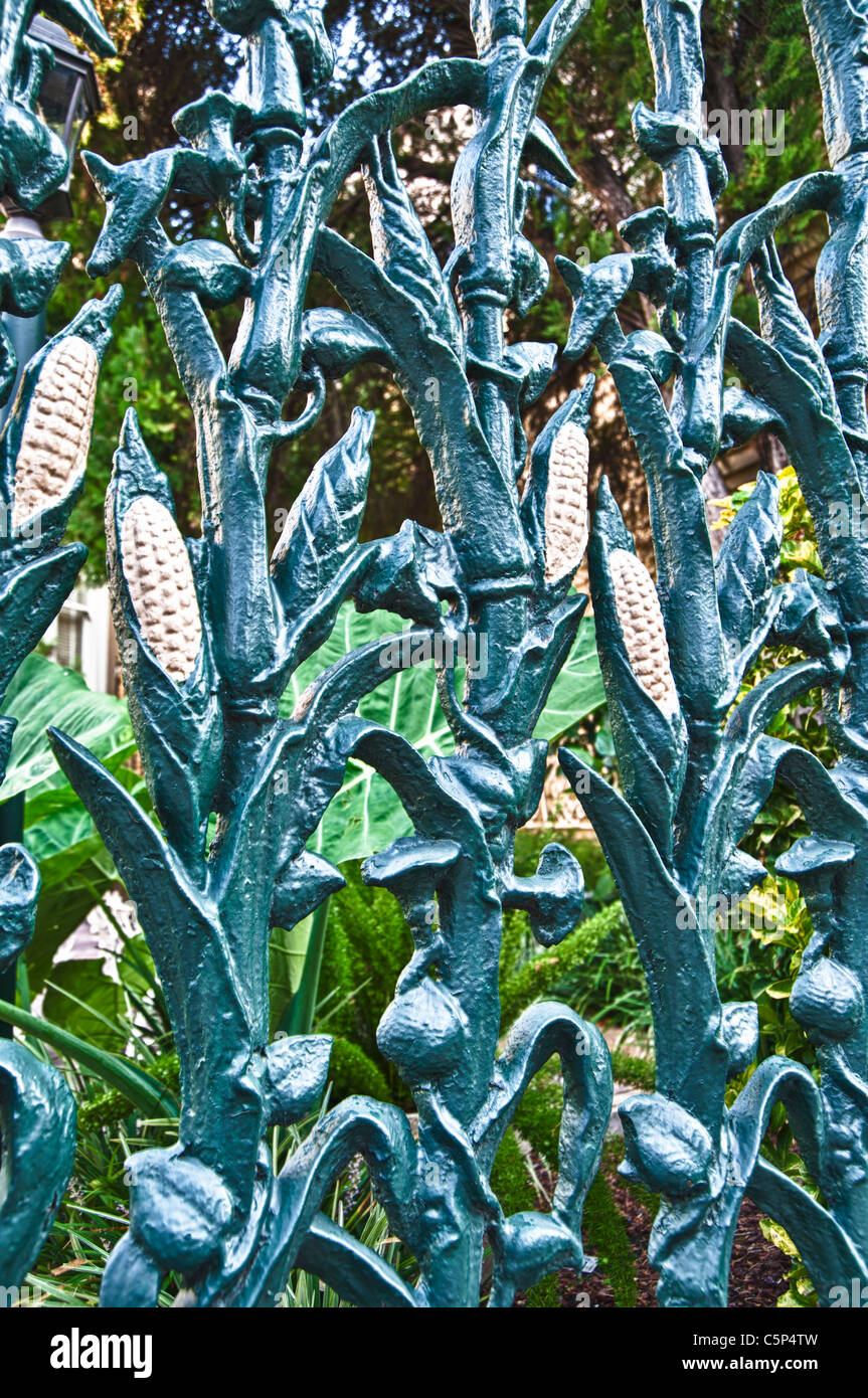 Cornstalk fence royal street hi-res stock photography and images - Alamy