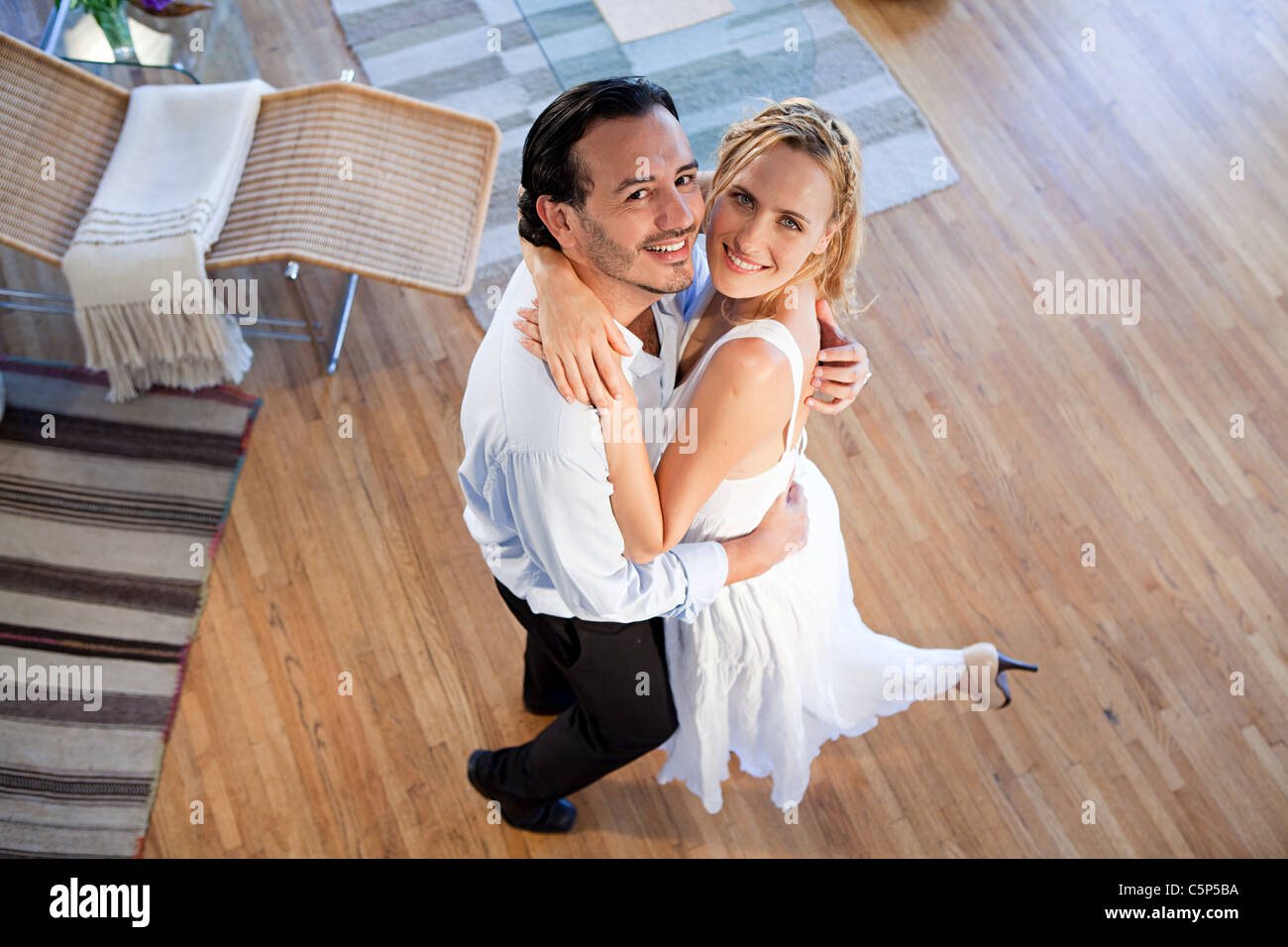 Woman high angle dress hi-res stock photography and images - Alamy