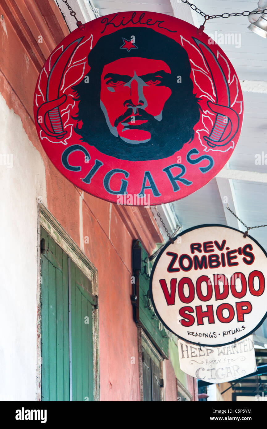 New orleans french quarter signs hi-res stock photography and images ...