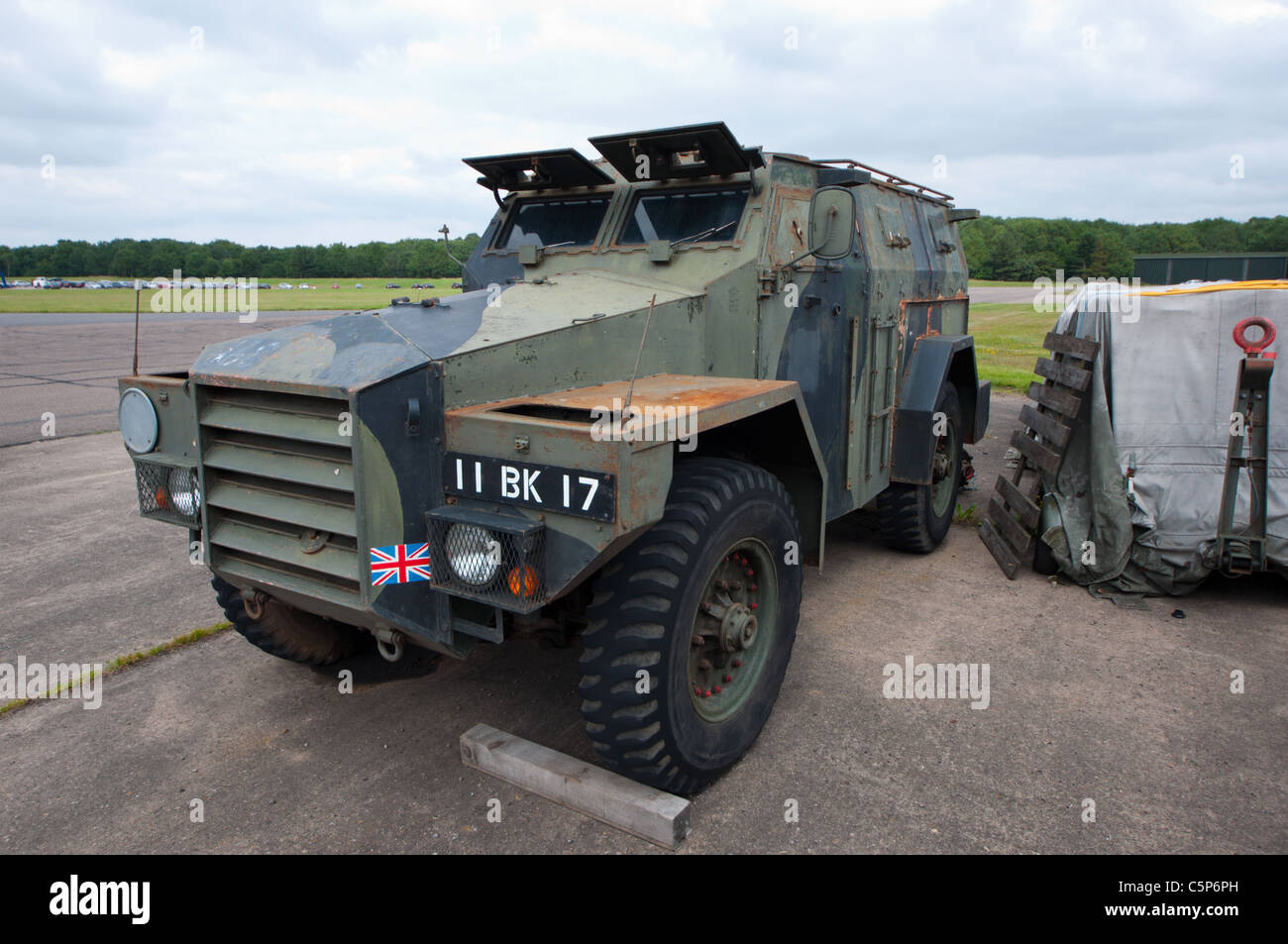 The Humber Pig armoured truck Armoured Personnel Carrier Stock Photo ...