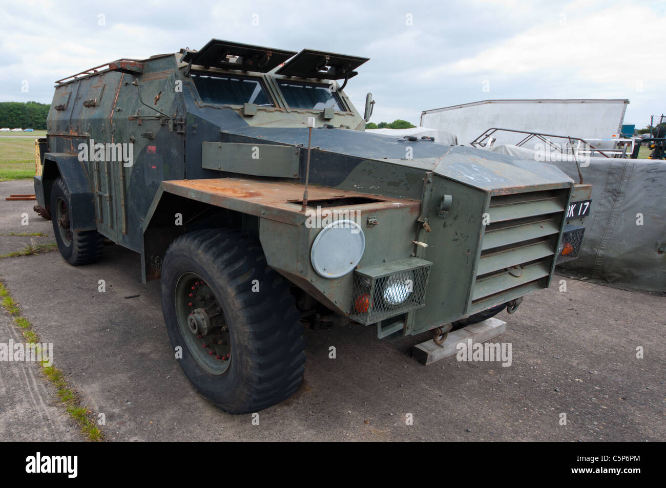 The Humber Pig armoured truck Armoured Personnel Carrier Stock Photo ...