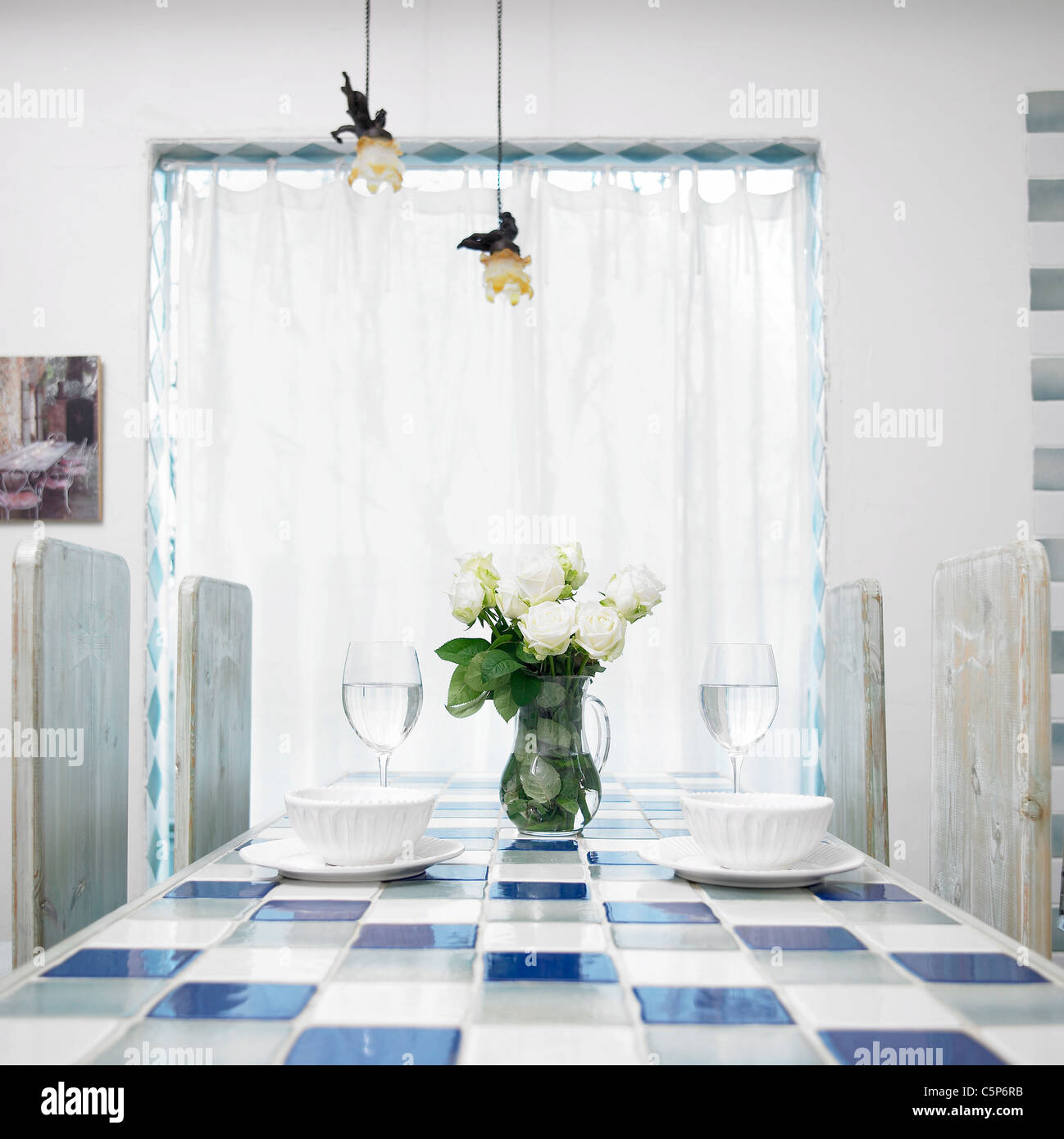 Blue still life setting hi-res stock photography and images - Alamy
