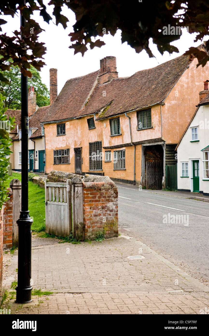 Chequers, formerly a pub, Boxford, Suffolk, England Stock Photo - Alamy