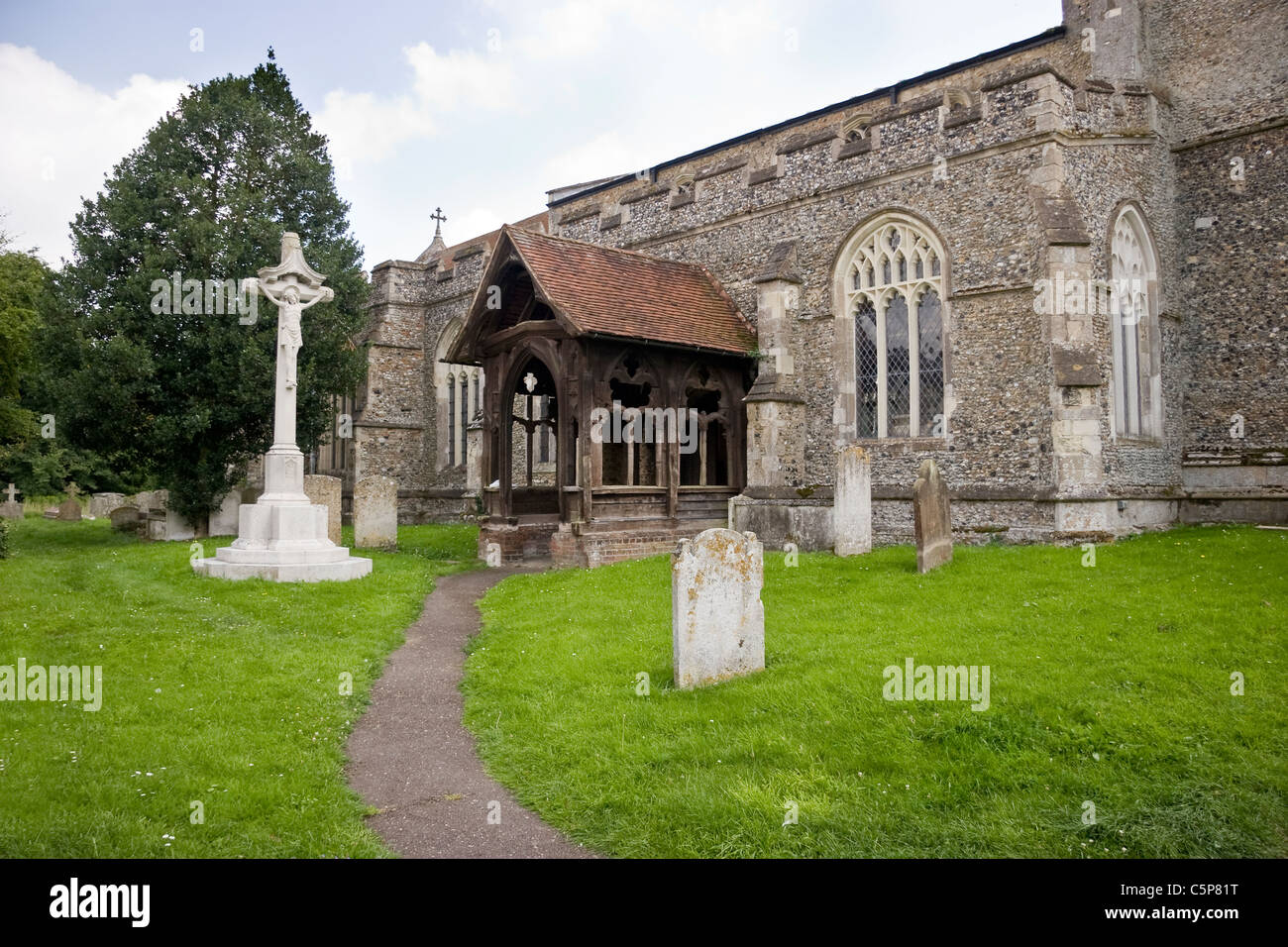 War memorial, St Mary Church, Boxford, Suffolk, England Stock Photo - Alamy