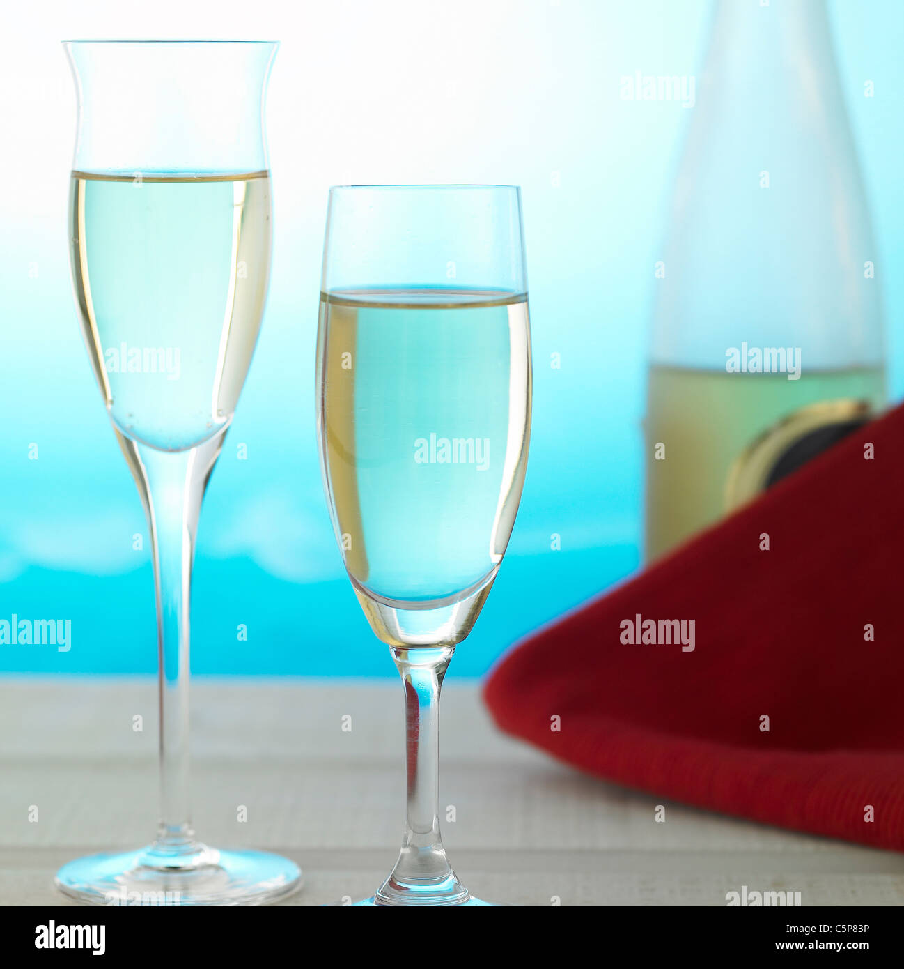 Glass of white wine Stock Photo - Alamy