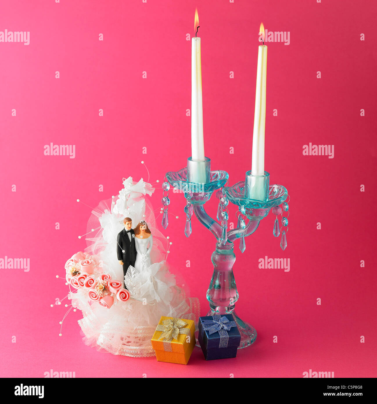 Wedding figurines and other objects Stock Photo - Alamy