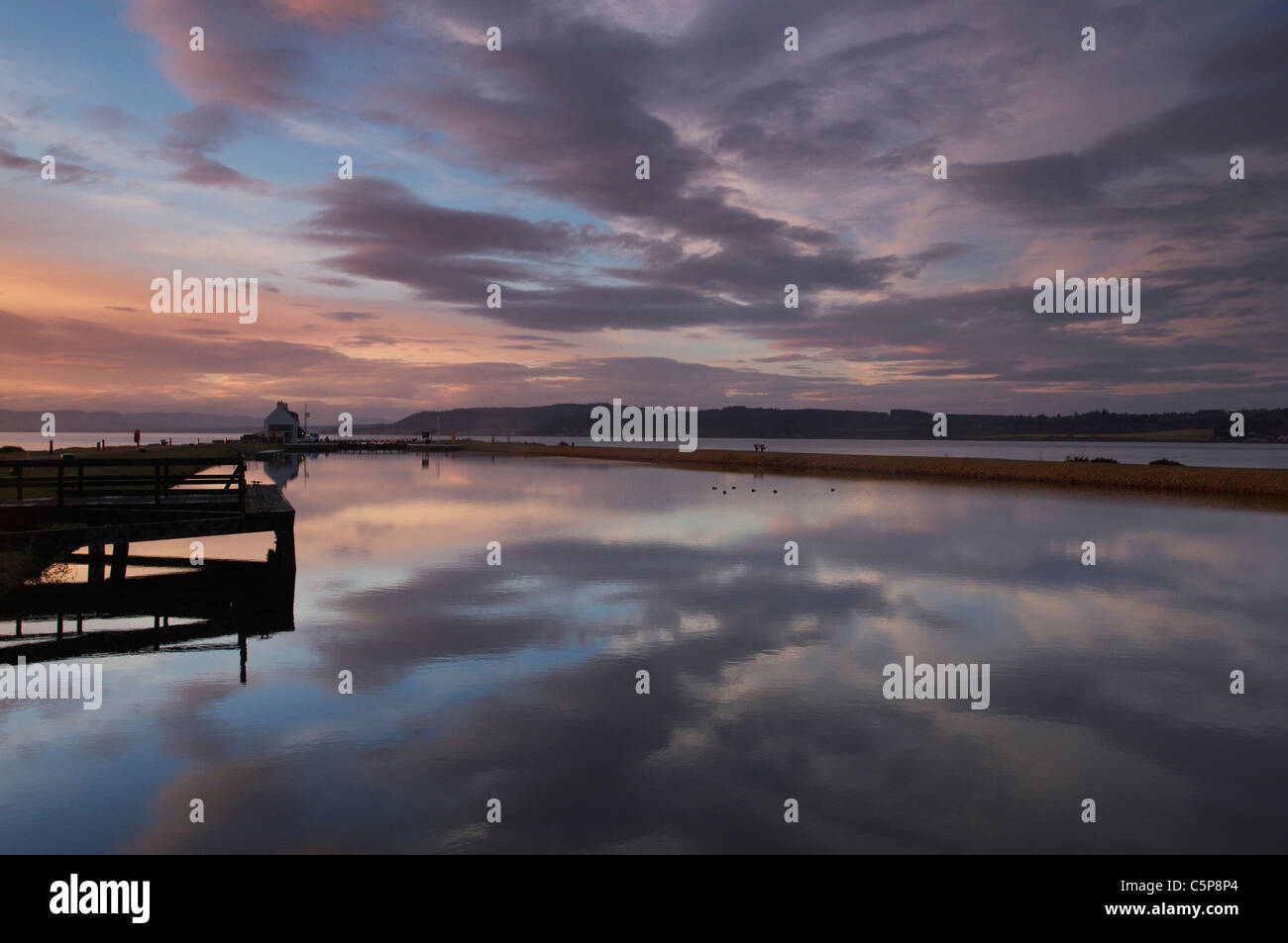 Beauly Firth at sunset, Inverness, Scotland, UK Stock Photo - Alamy