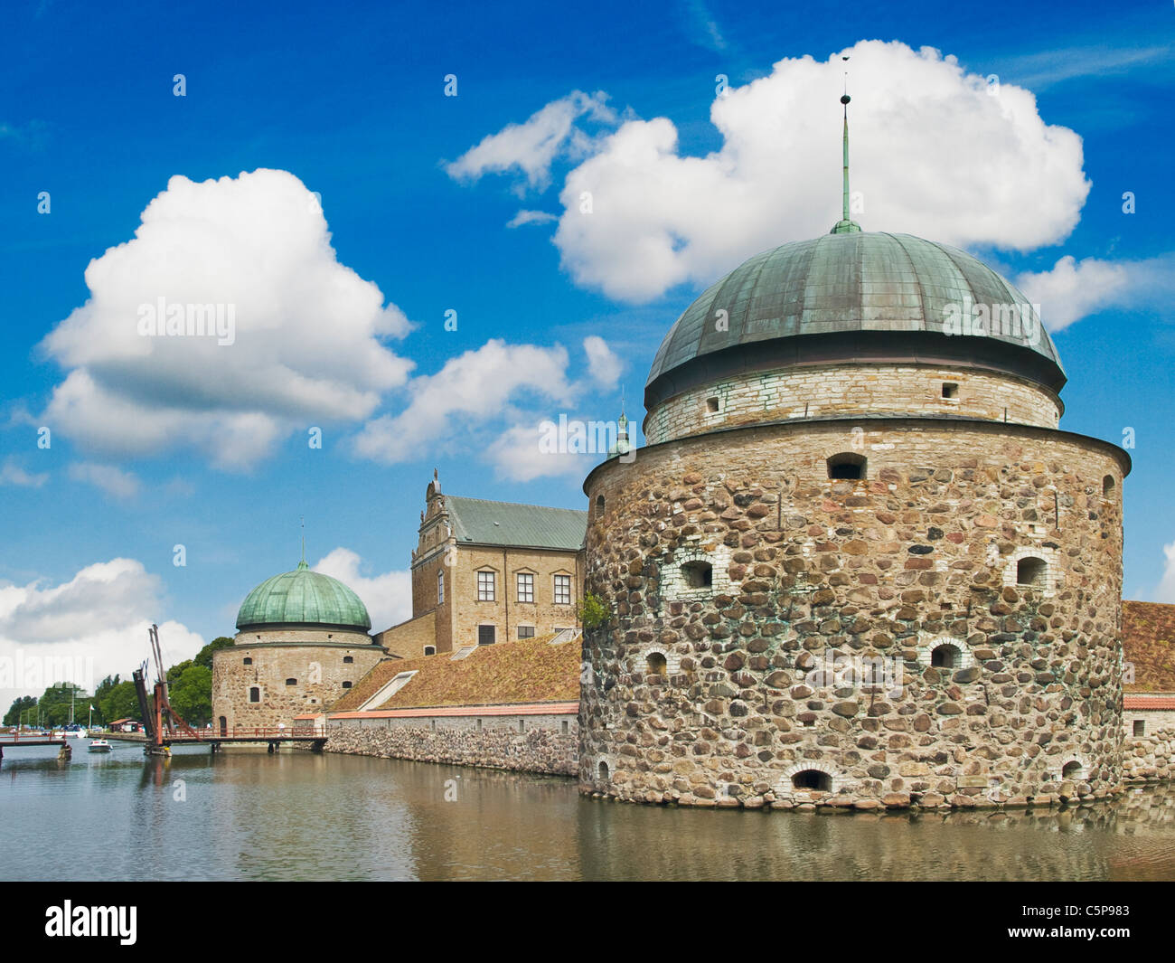 In 16th century build moated castle by raiser Gustav Wasa, Vadstena ...