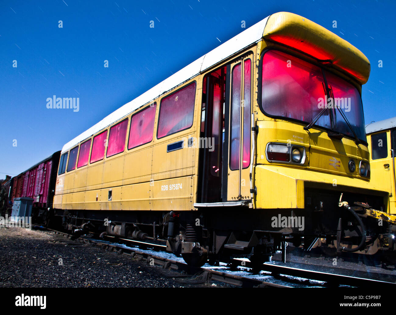 The Night Train Stock Photo - Alamy