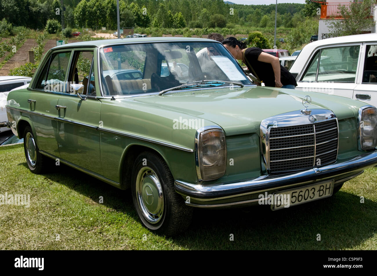 Symbol old mercedes benz car hi-res stock photography and images - Alamy