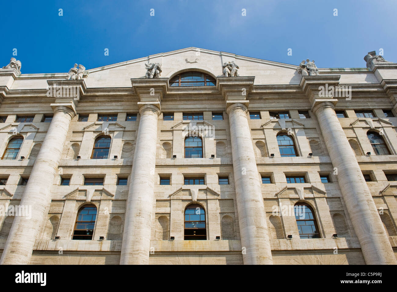 Stock exchange, Piazza Affari, Milan, lombardy, Italy Stock Photo - Alamy