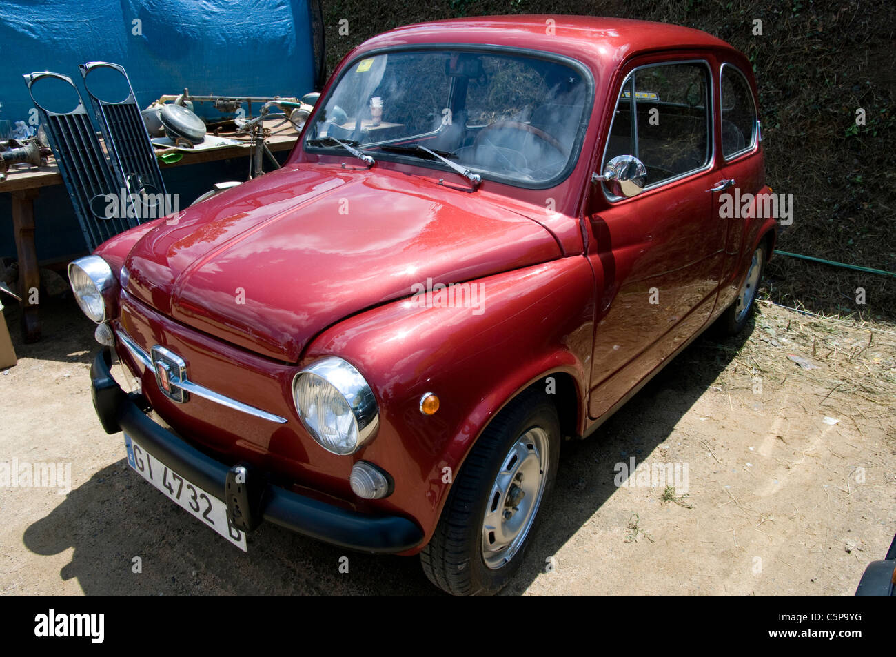 Classic Seat 600 car Stock Photo - Alamy