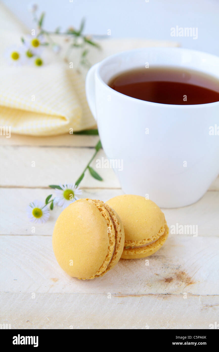traditional french dessert colorful macarons Stock Photo - Alamy