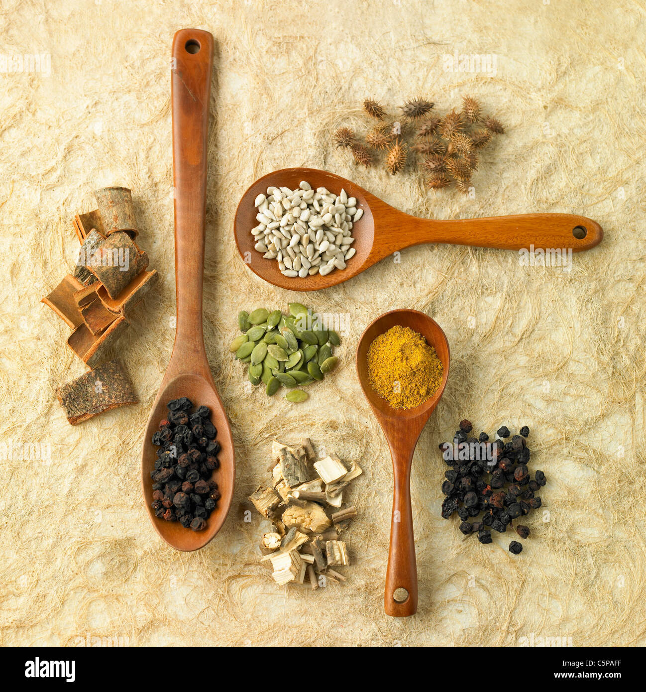 Various medicinal herbs Stock Photo - Alamy