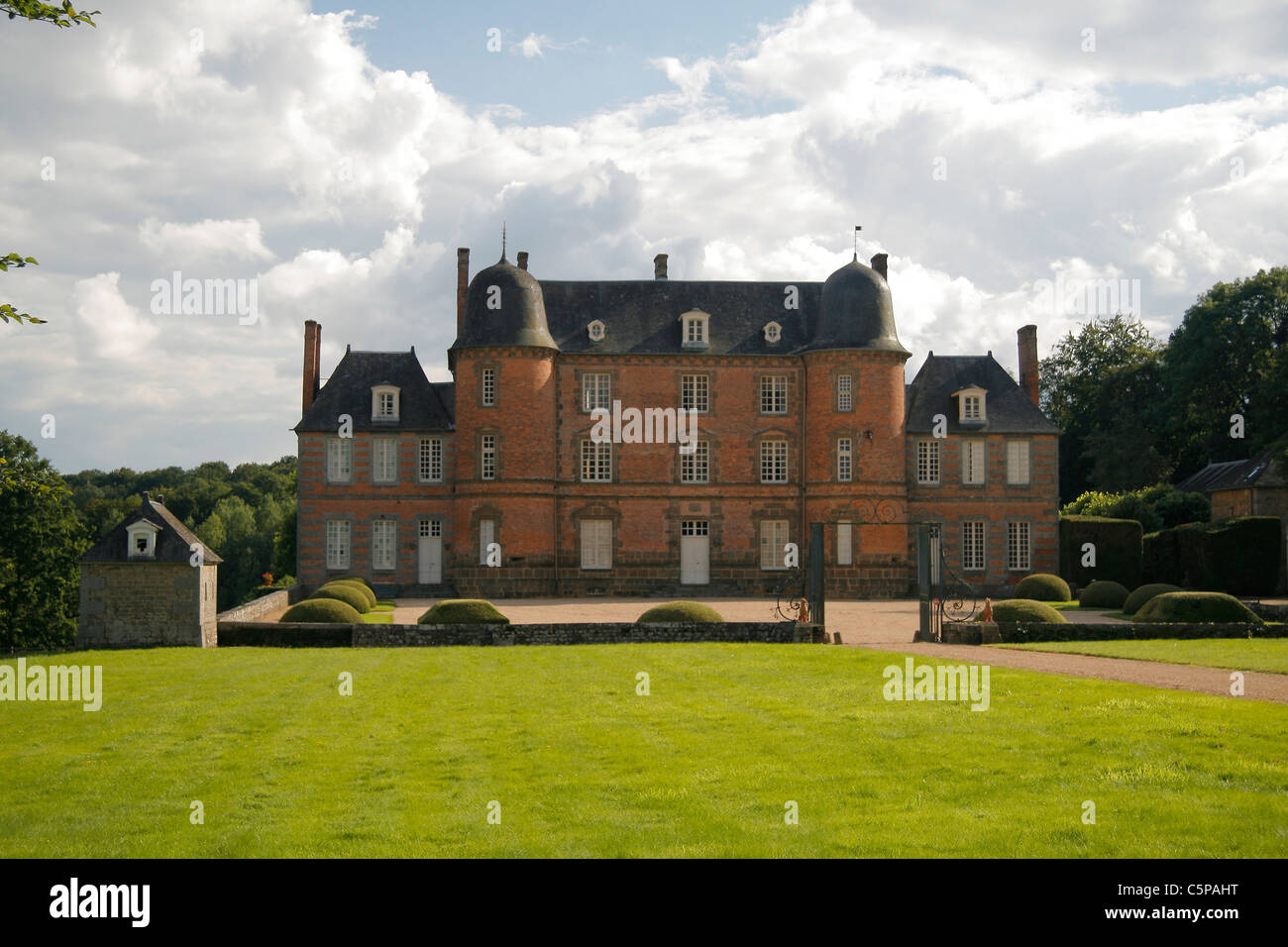 Castle of Courterne (Orne department, Normandy, France Stock Photo - Alamy