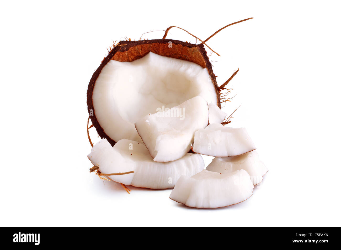 Green coconut cut out Cut Out Stock Images & Pictures - Alamy