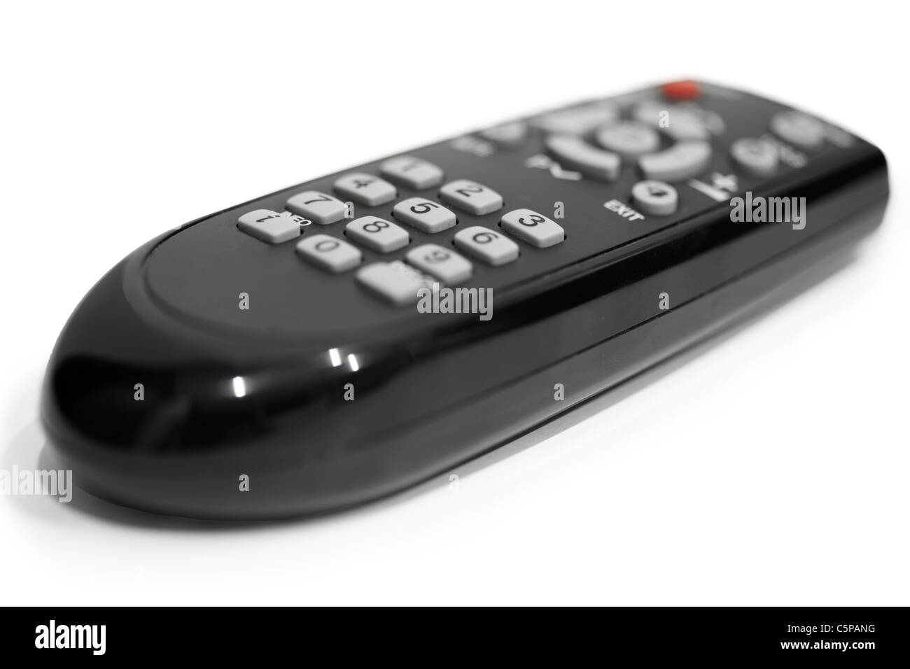The remote control isolated on white background Stock Photo - Alamy