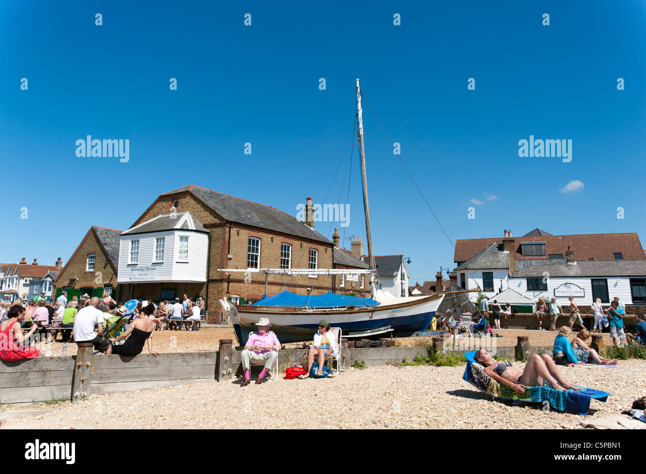 The beach at Whitstable in Kent, England, UK Stock Photo - Alamy