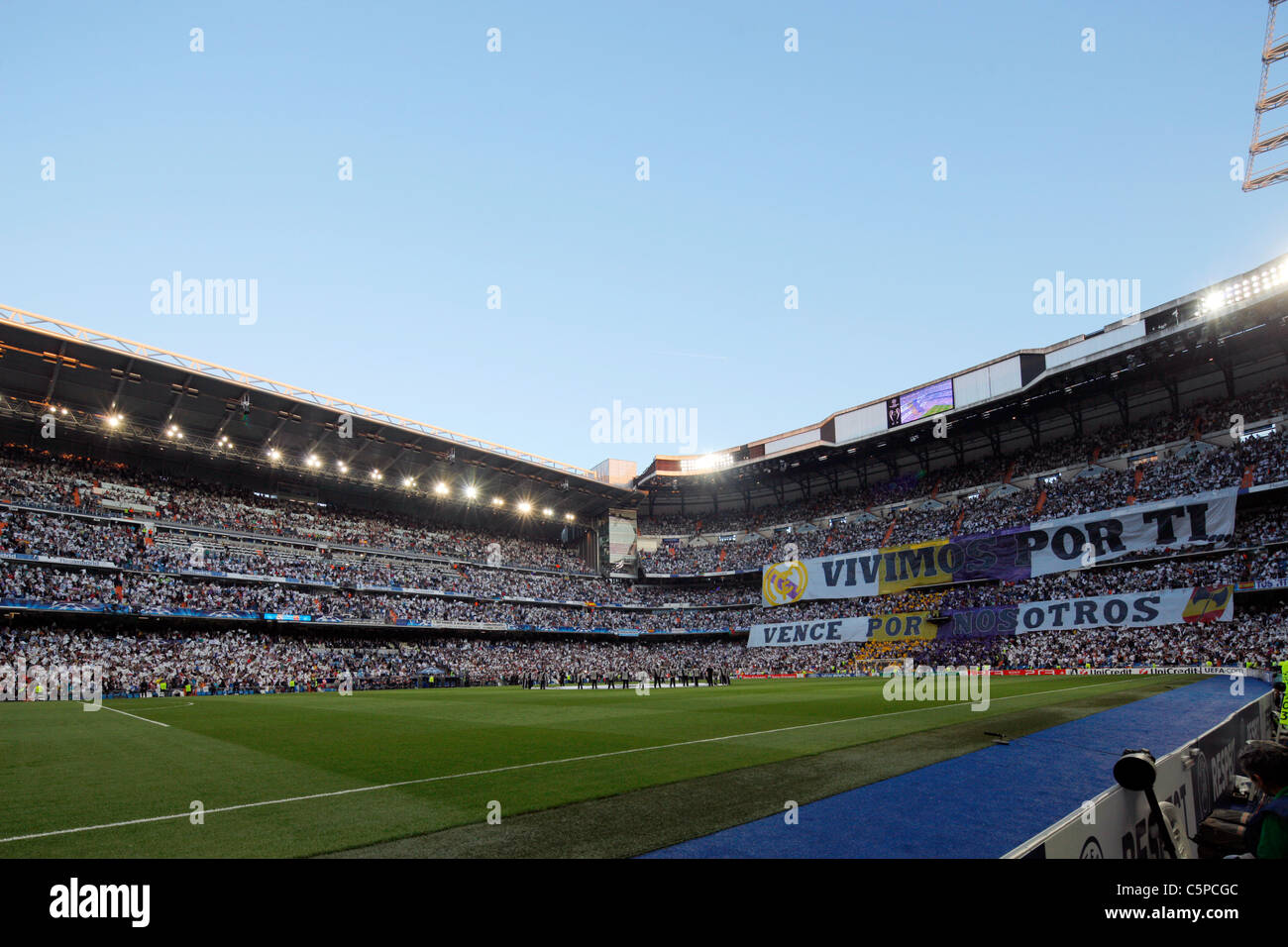Real madrid soccer stadium stands hi-res stock photography and images ...