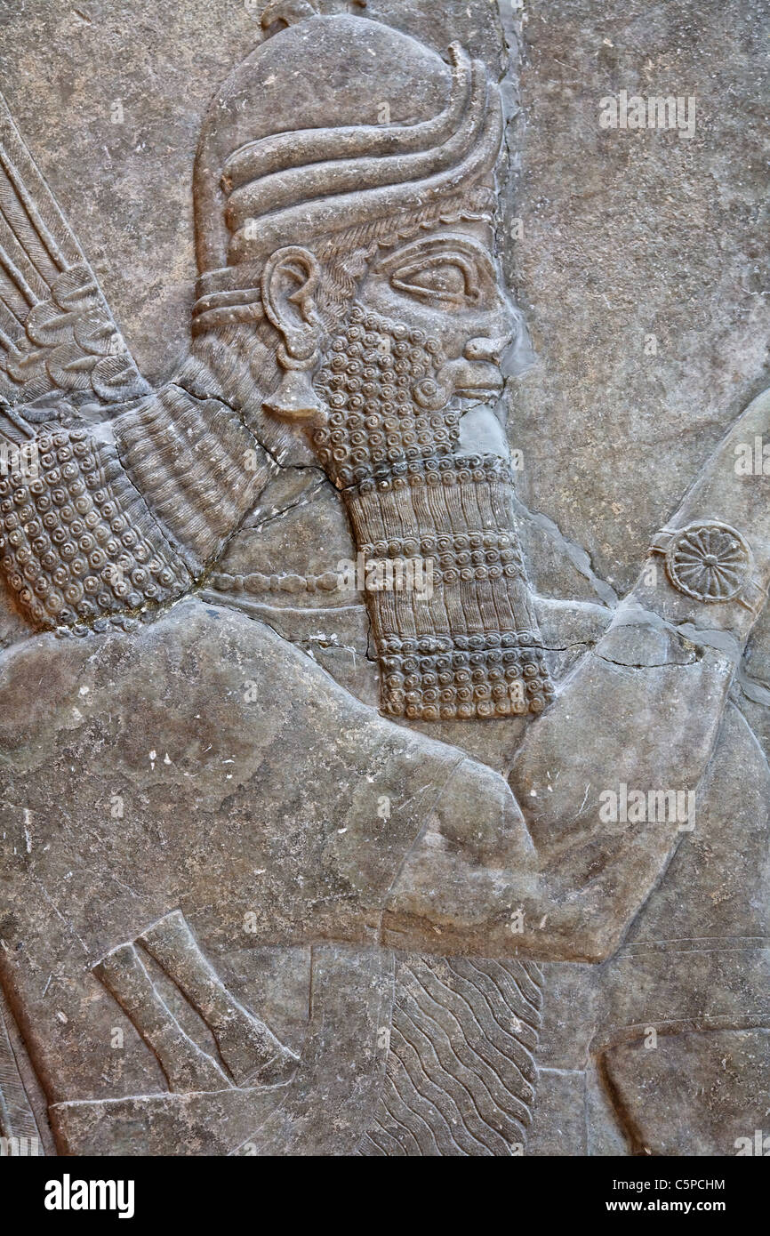 Turkey - Istanbul - Archeology Museum - relief from Nimrud Stock Photo ...