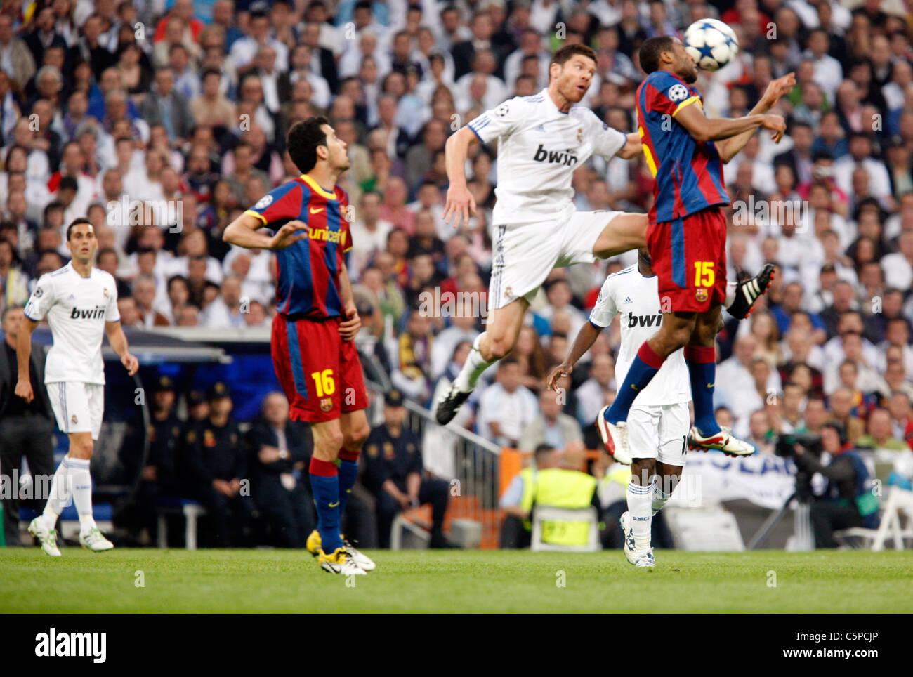 Santiago bernabeu stadium aerial hi-res stock photography and images ...