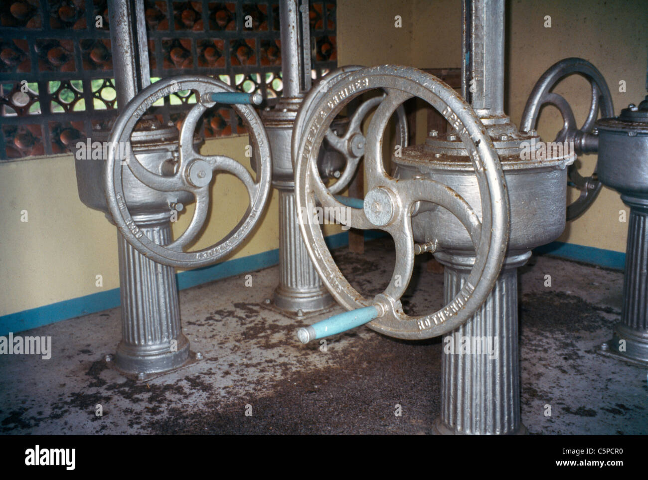 Hillsborough Dam Tobago Inside Pump House Stock Photo - Alamy