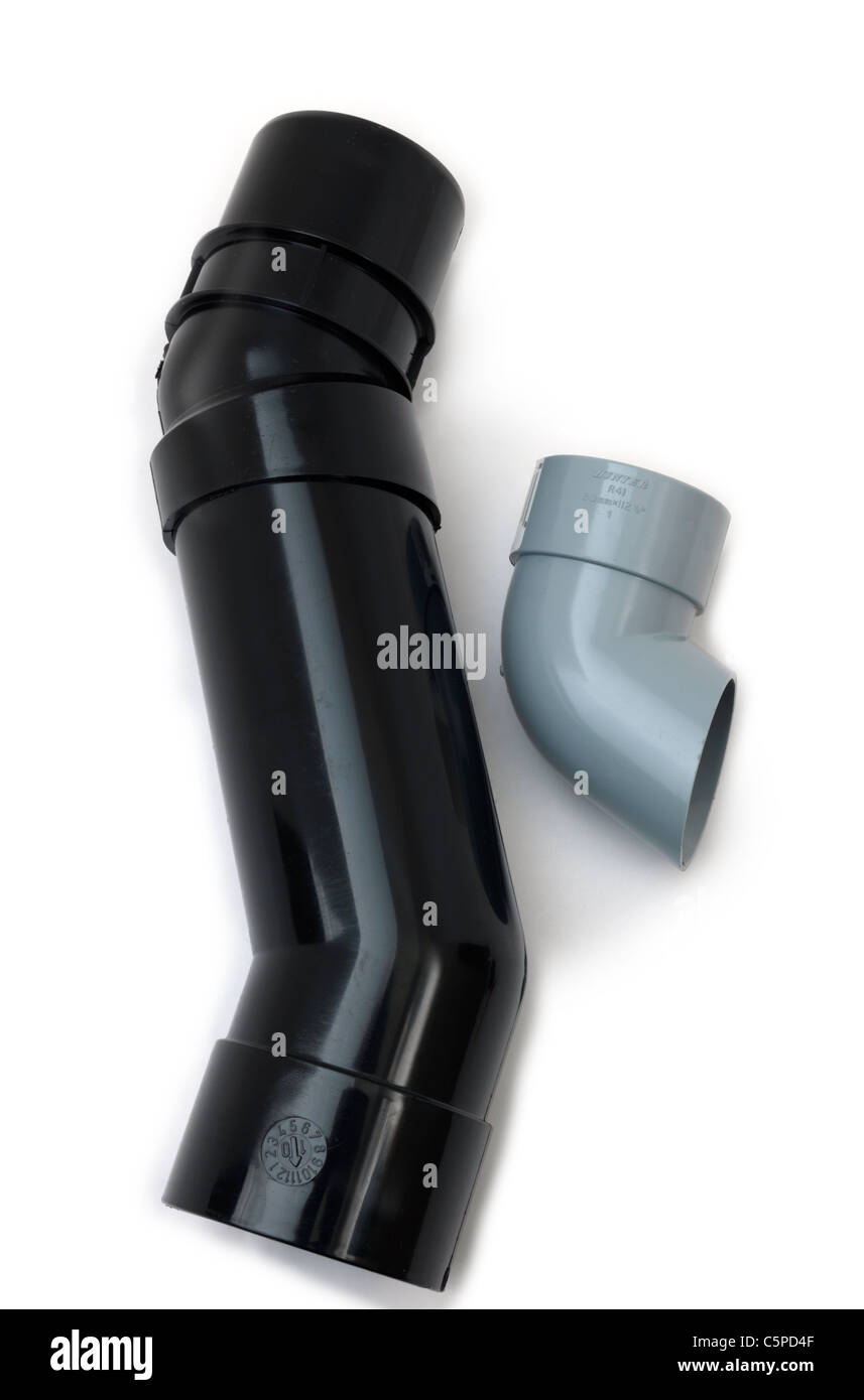 Roundline Adjustable Offset Bend And Grey Minifit Downpipe Shoe Stock ...