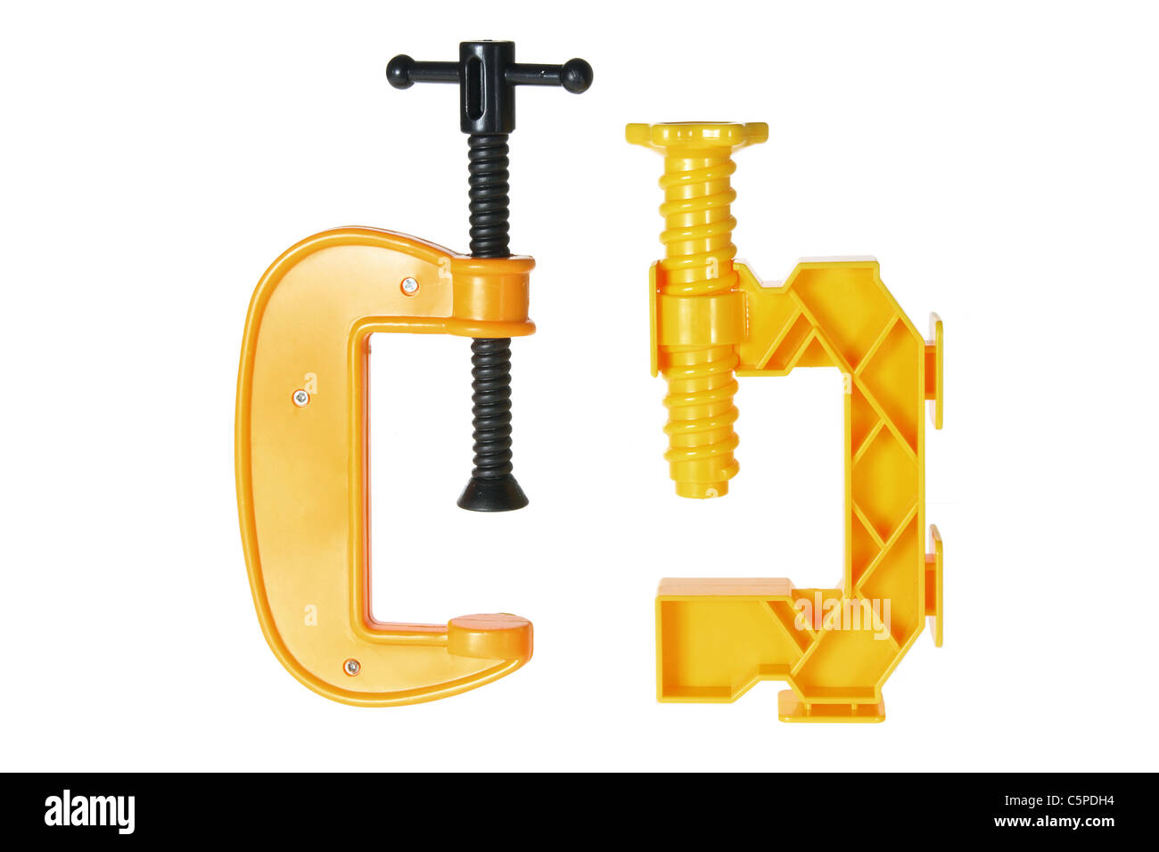 Toy Plastic Clamps Stock Photo - Alamy