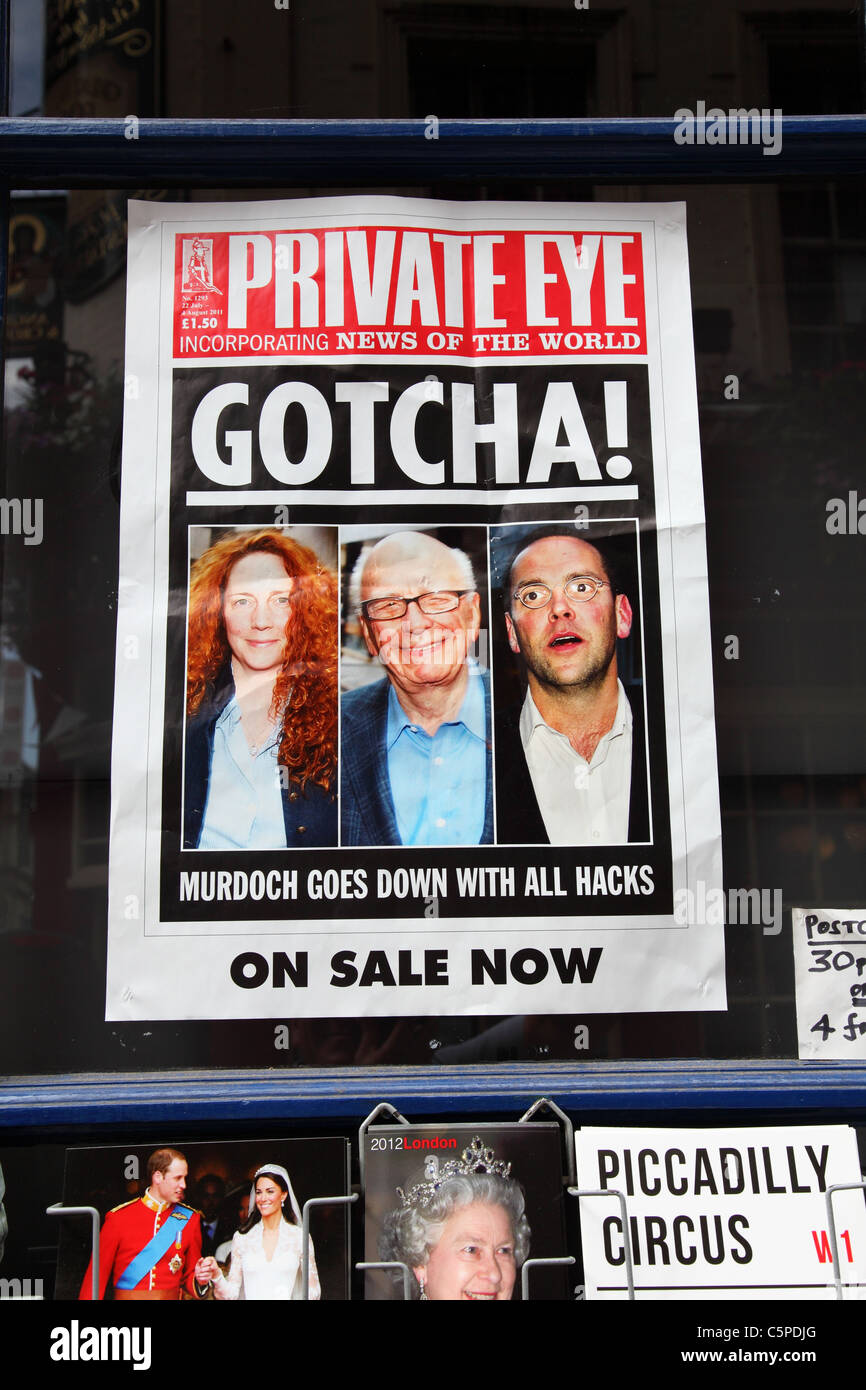 Private eye magazine hi-res stock photography and images - Alamy