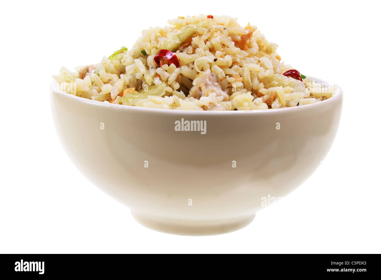 Bowl of Fried Rice Stock Photo - Alamy