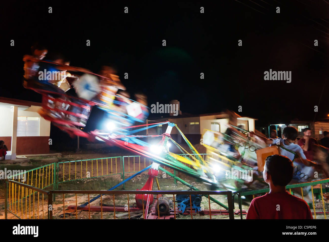 Cuban fun fair at Playa Giron during the 50th celebrations of the Bay ...