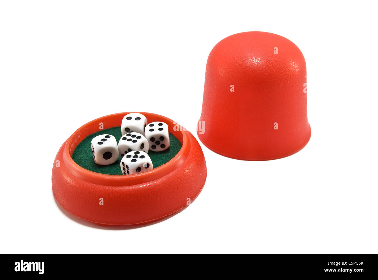 Combination of playing bones. Close up Stock Photo - Alamy