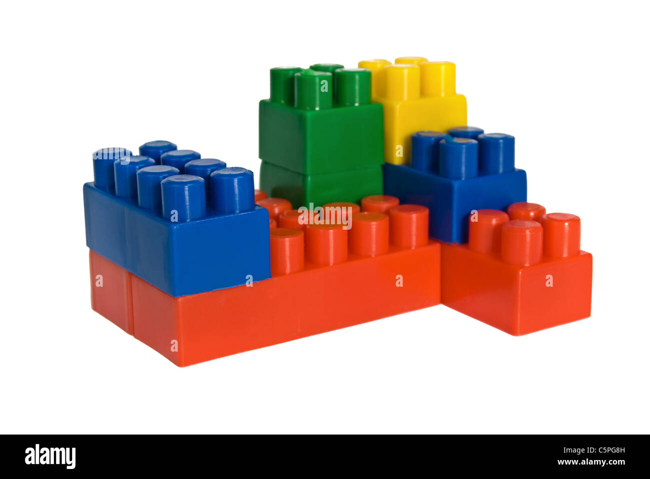 colorful cubes on white background Stock Photo - Alamy