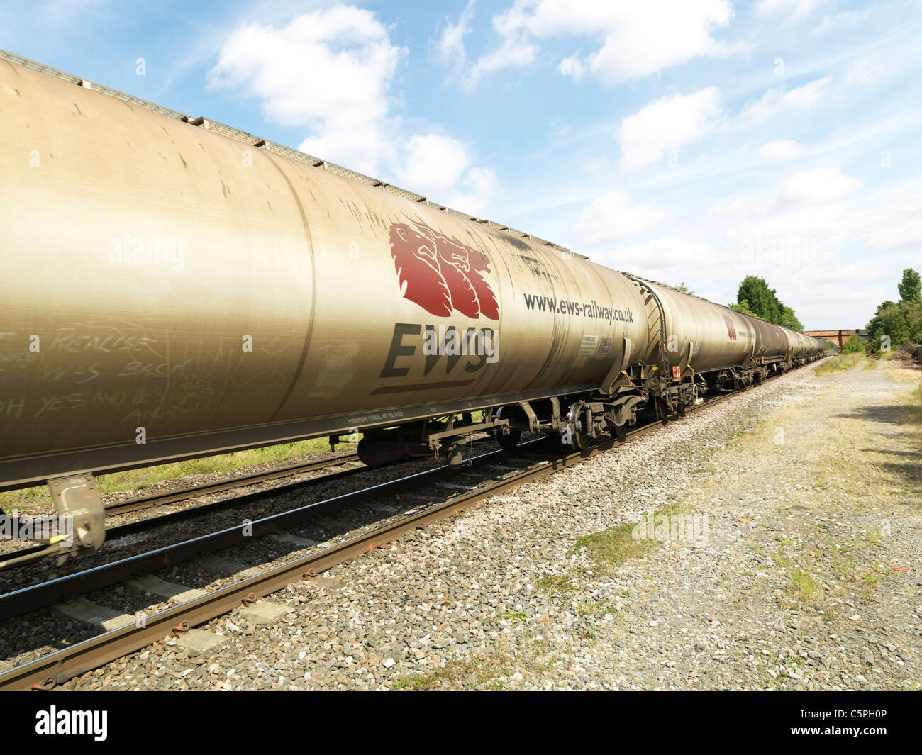 Fuel tanker train hi-res stock photography and images - Alamy
