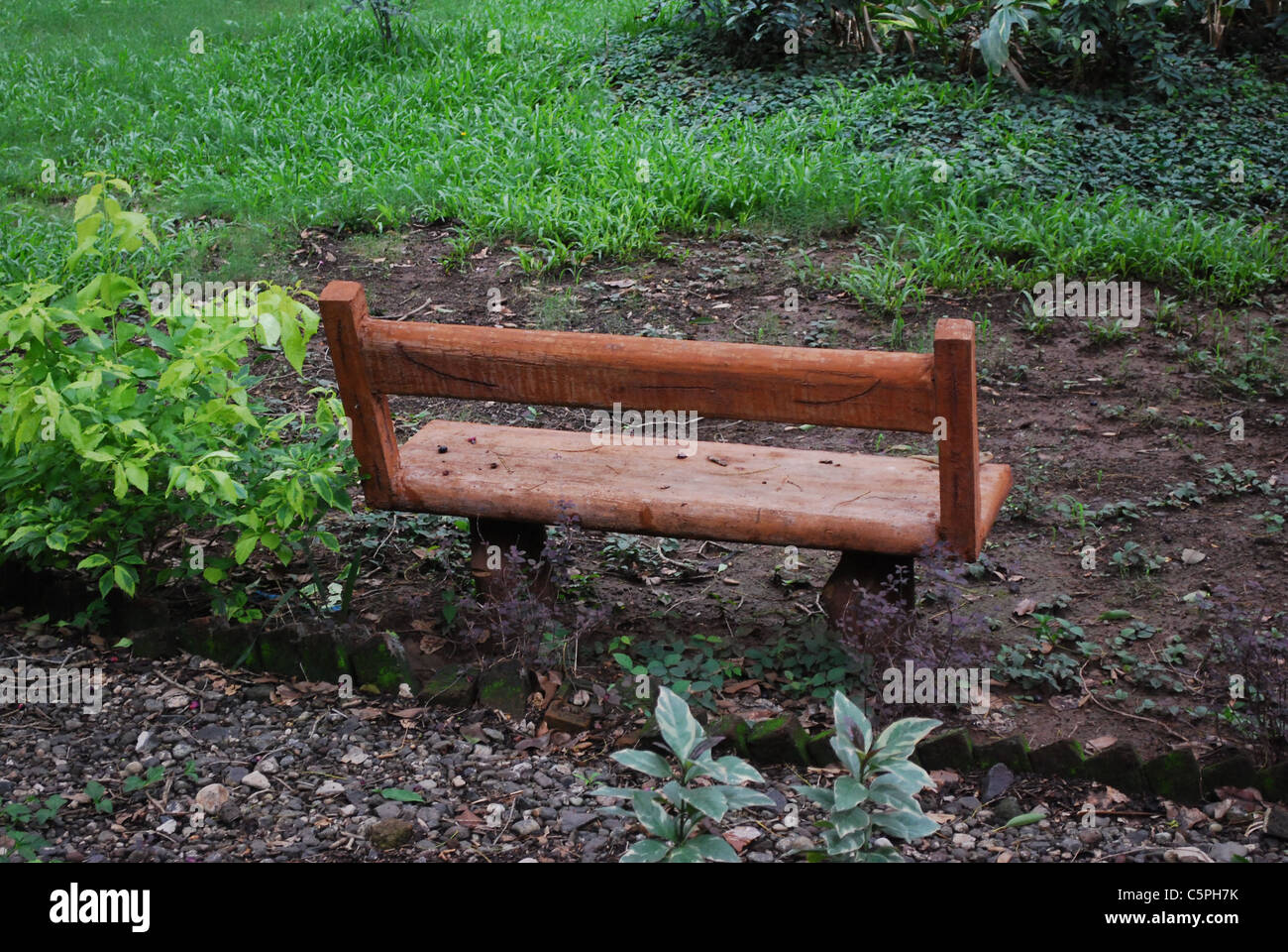 Bench close up hi-res stock photography and images - Alamy