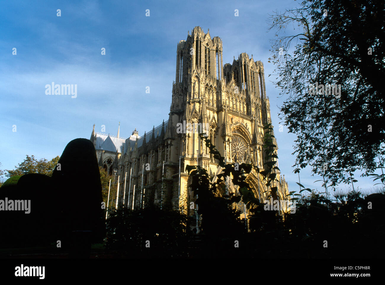 Reims France Reims Cathedral Exterior Stock Photo - Alamy